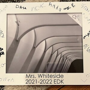 Class Picture Frame With Student Signatures - Etsy