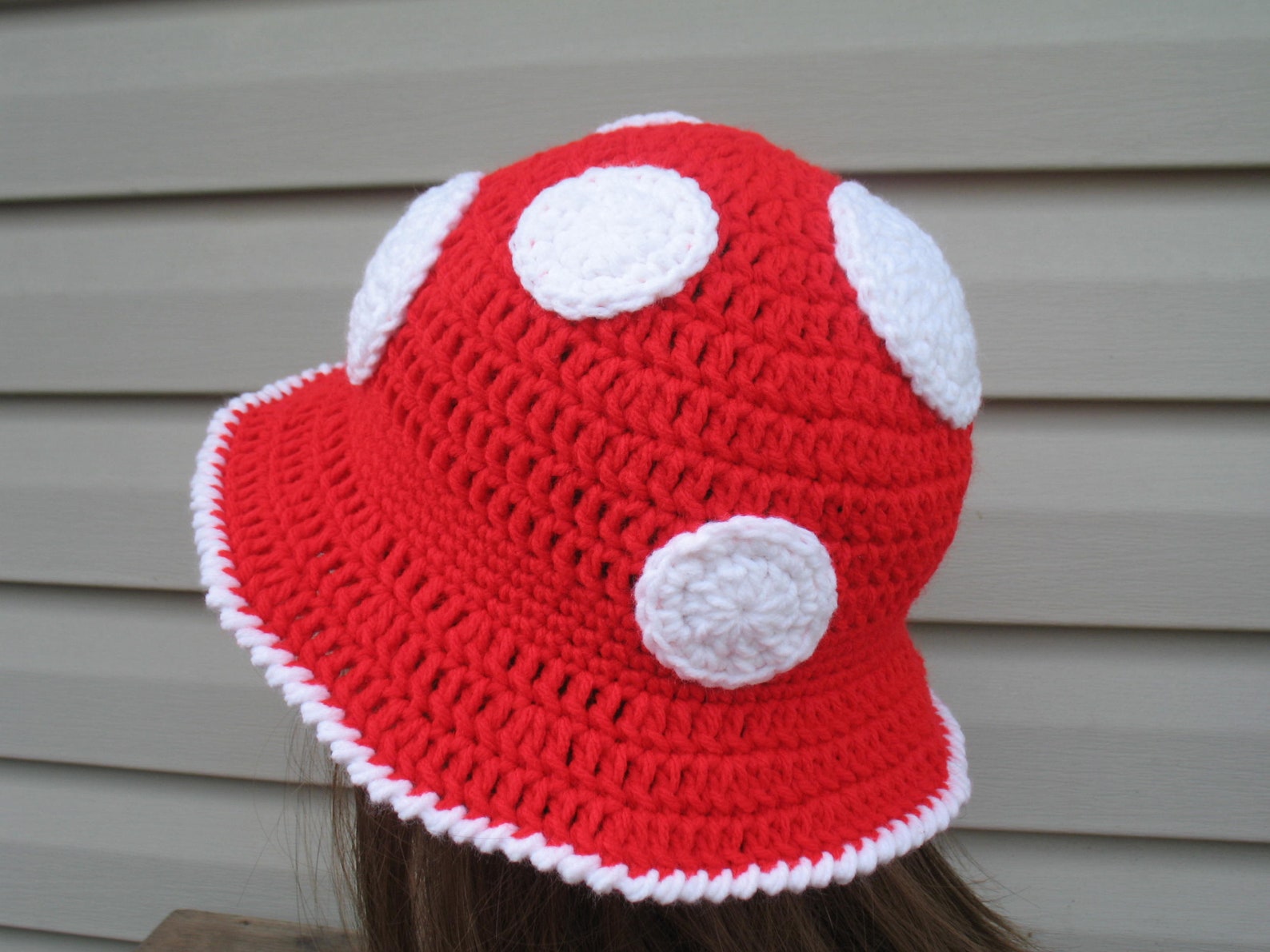 Mushroom Hat/ Crochet Mushroom Sun Hat/ Knit Fairy Hat/ - Etsy