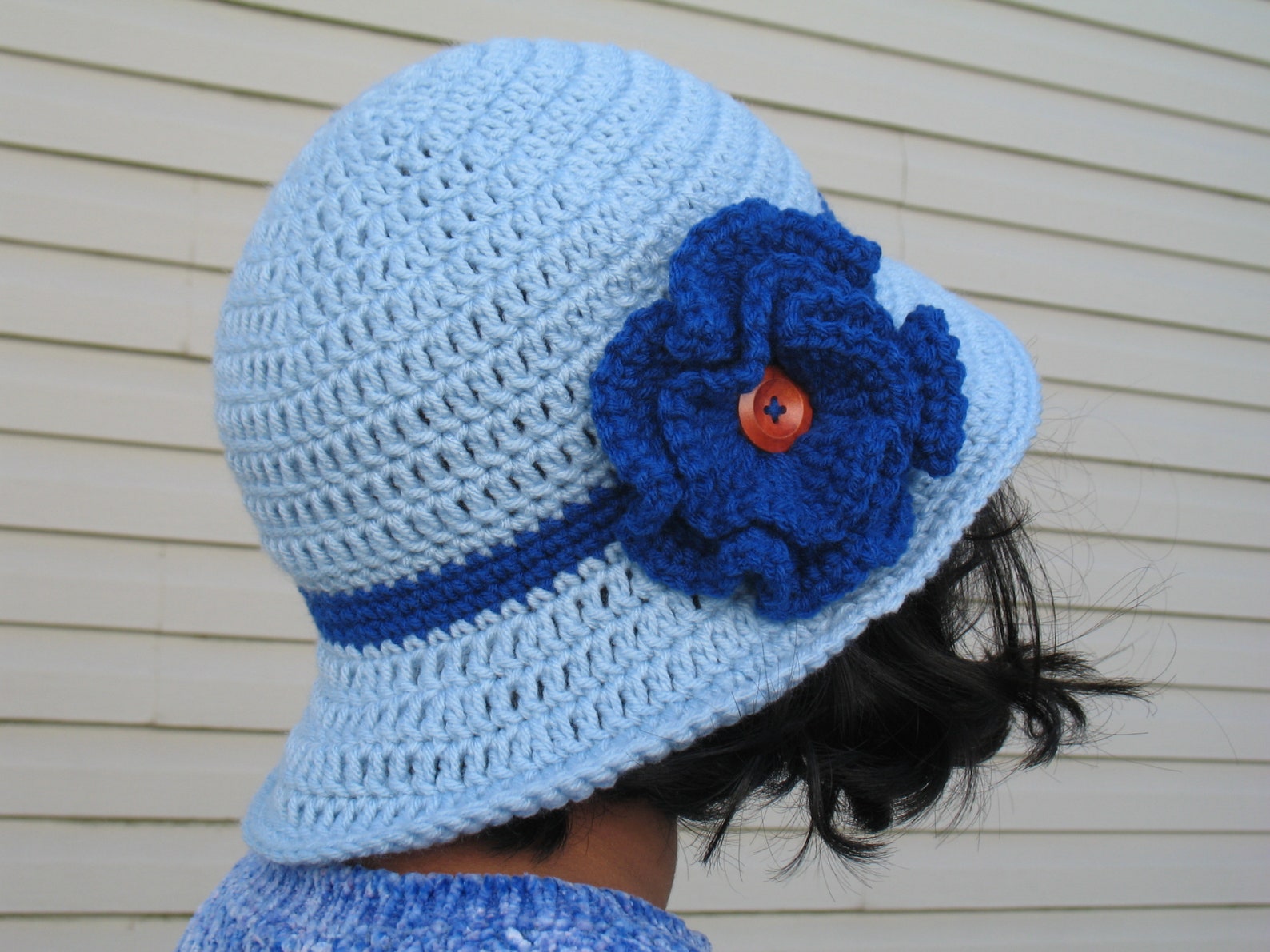 Crochet Bucket Hat/ Knit Sun Hat/ Women's Brimmed Hat/ | Etsy