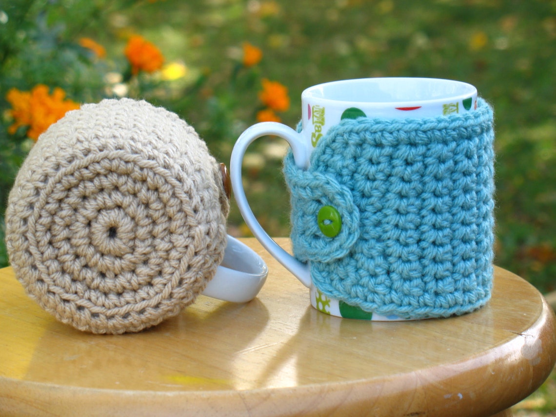 Mug Cozy/ Mug Cozies With Coaster/ Mothers Day Gift/ Knit Cup | Etsy