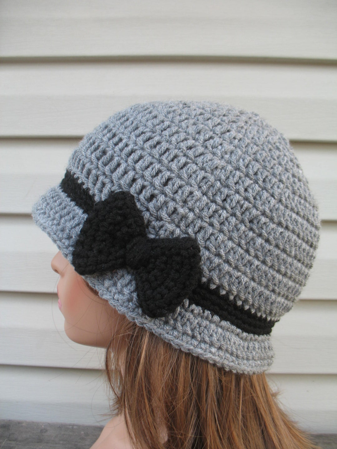 Bucket Hat/ Cloche Flapper Hat/ Sun Hat/ Women Garden Short Brimmed Hat ...