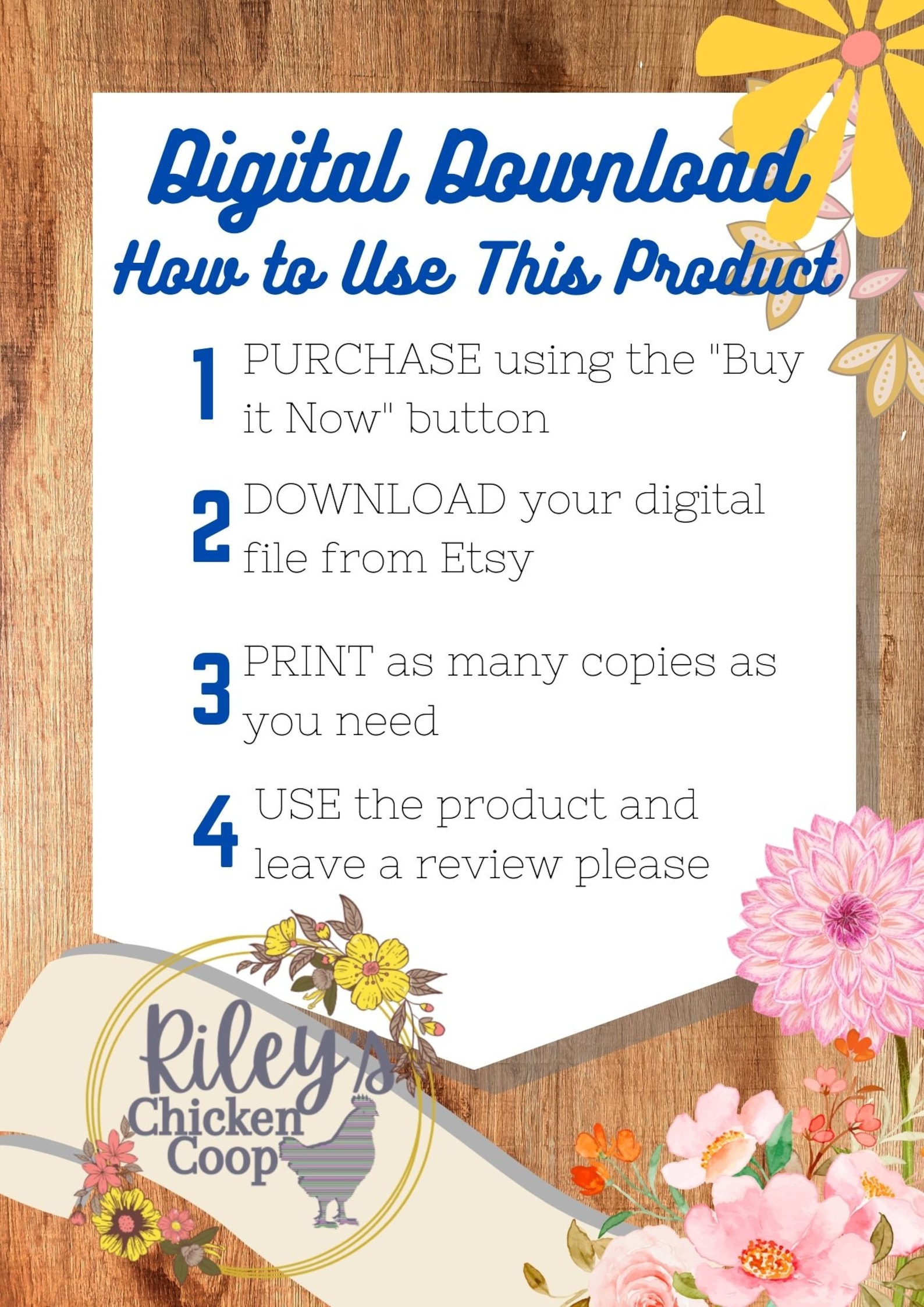 Chicken Flock Tracker - Flock Log - Chicken Tracker - Etsy