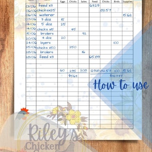 Chicken Tracker Starter Pack - Egg Tracker - Flock Tracking - Chicken ...