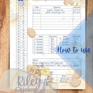 Chicken Tracker Starter Pack - Egg Tracker - Flock Tracking - Chicken ...