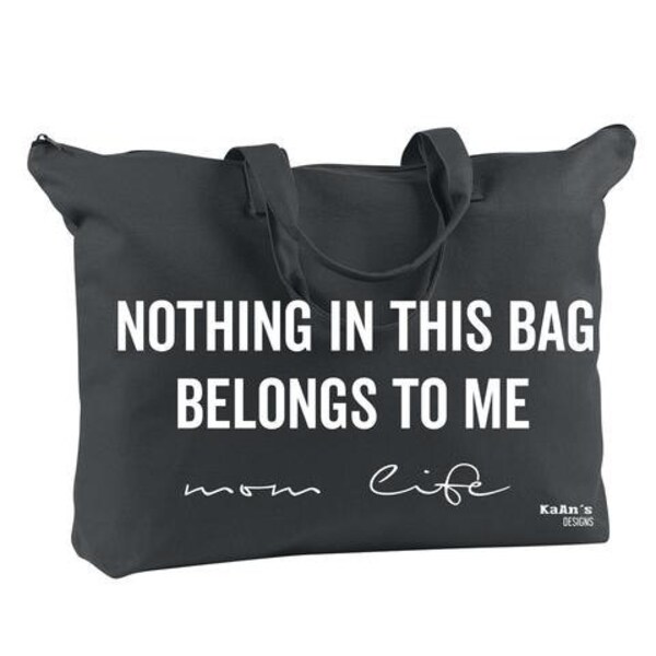 Nothing in This Bag Belongs to Me Zipper - Etsy