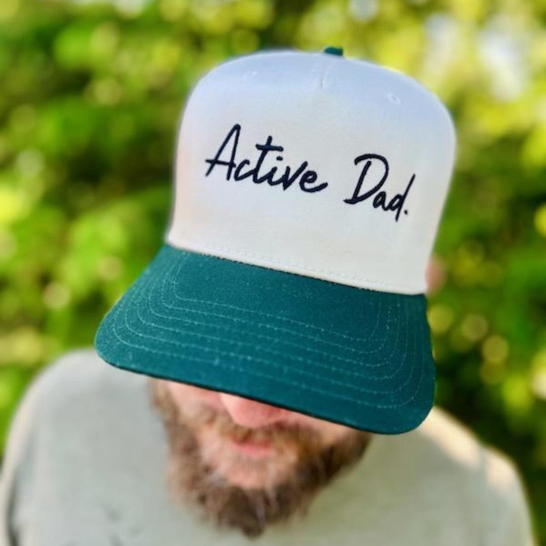 Active Dad Hat: Daddy Cap, Fathers Gift, Adjustable, Snap Back, Bearded ...