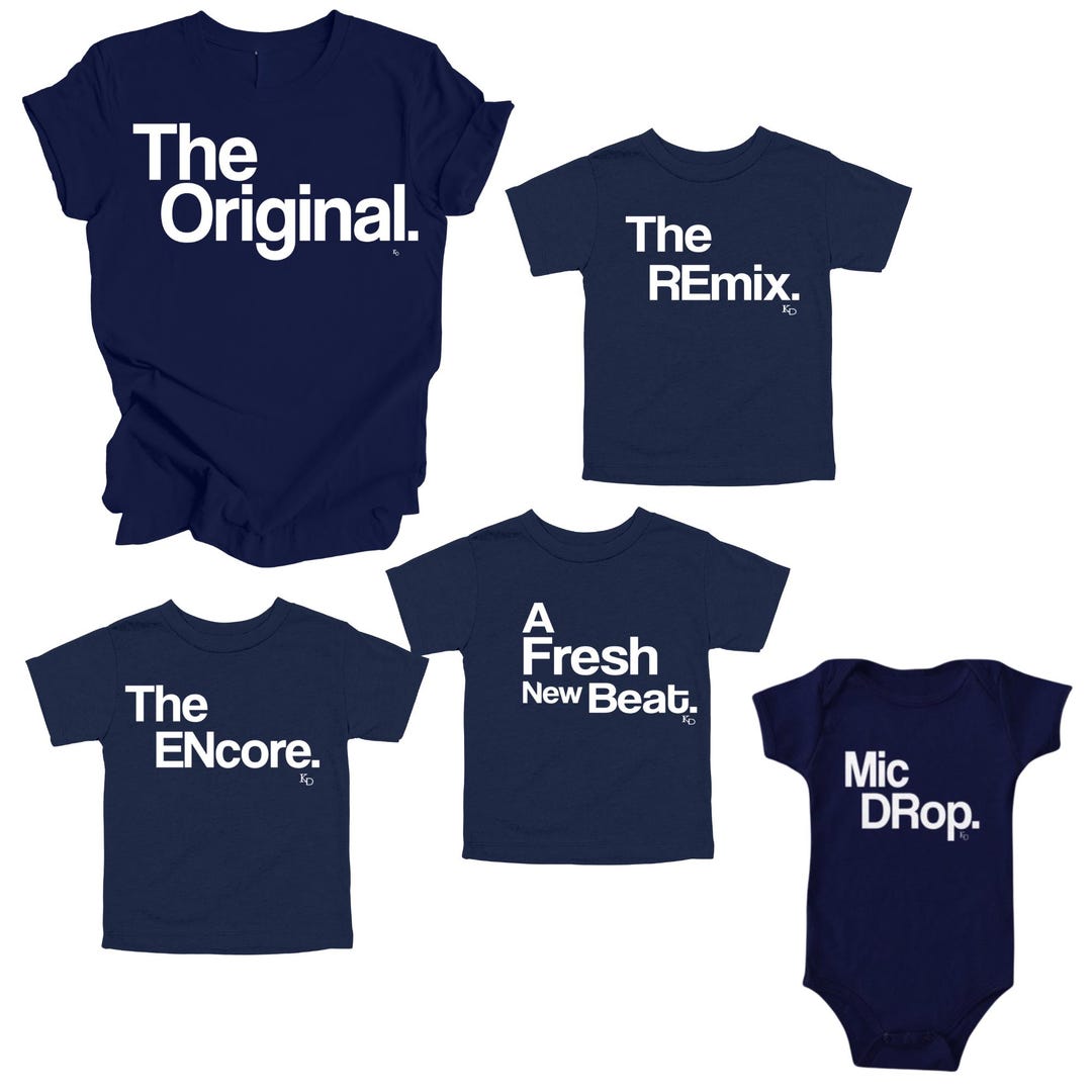 Funny Matching Shirts | Large Family Set | Set of 6 Shirts | Family ...