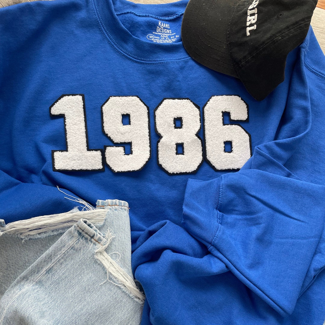 Custom Patch Sweatshirt | Number Patches | Personalized Clothing ...