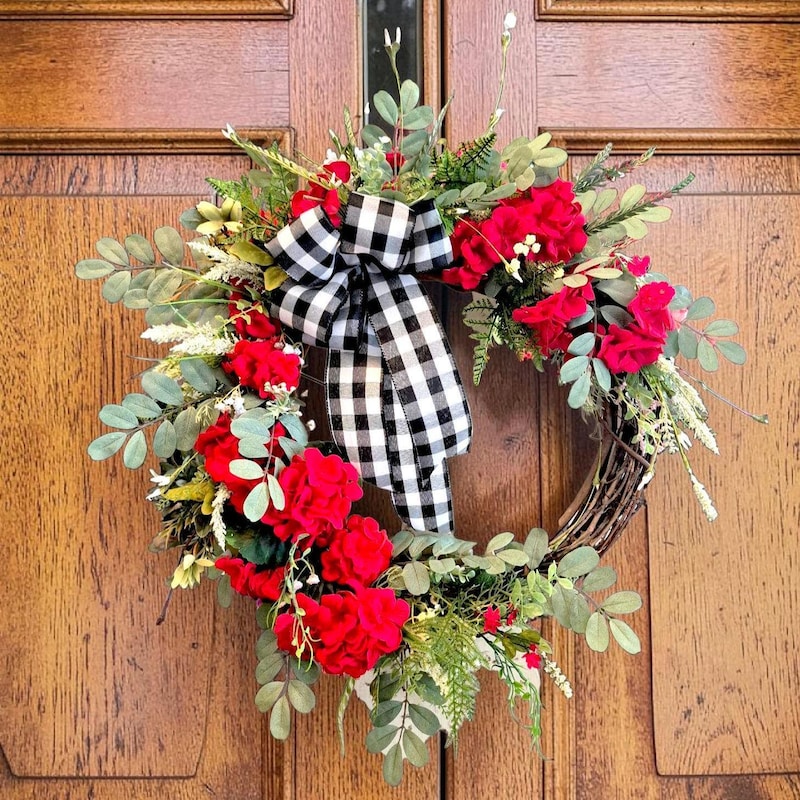 Geranium Summer Wreaths - Etsy