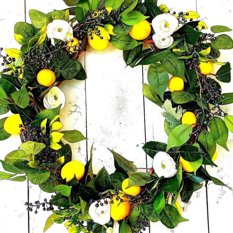 Lemon Wreath - Etsy