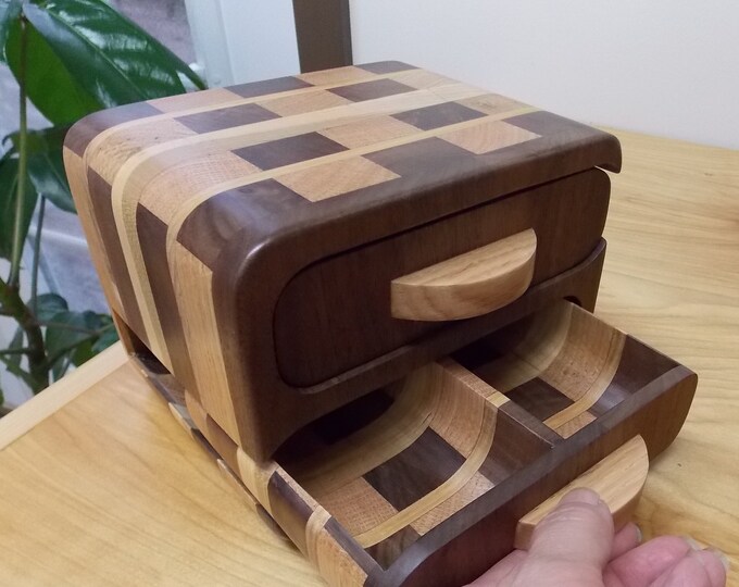 Jewelry Box Small Handmade Walnut Wood Jewelry Boxes Walnut - Etsy