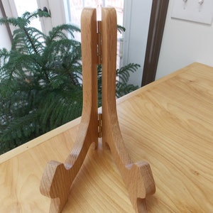 Plate/plaque/picture Wood Display Stand Made From Oak, Maple, Cherry ...