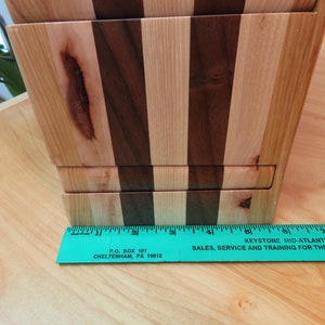 Jewelry Boxes, Handmade Large Hickory Wood Jewelry Box, Hickory and ...