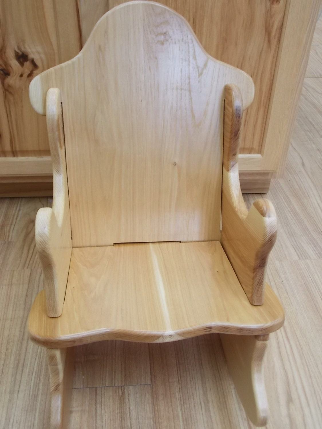 Child's Rocking Chair-hickory Puzzle Rocker-custom Made - Etsy