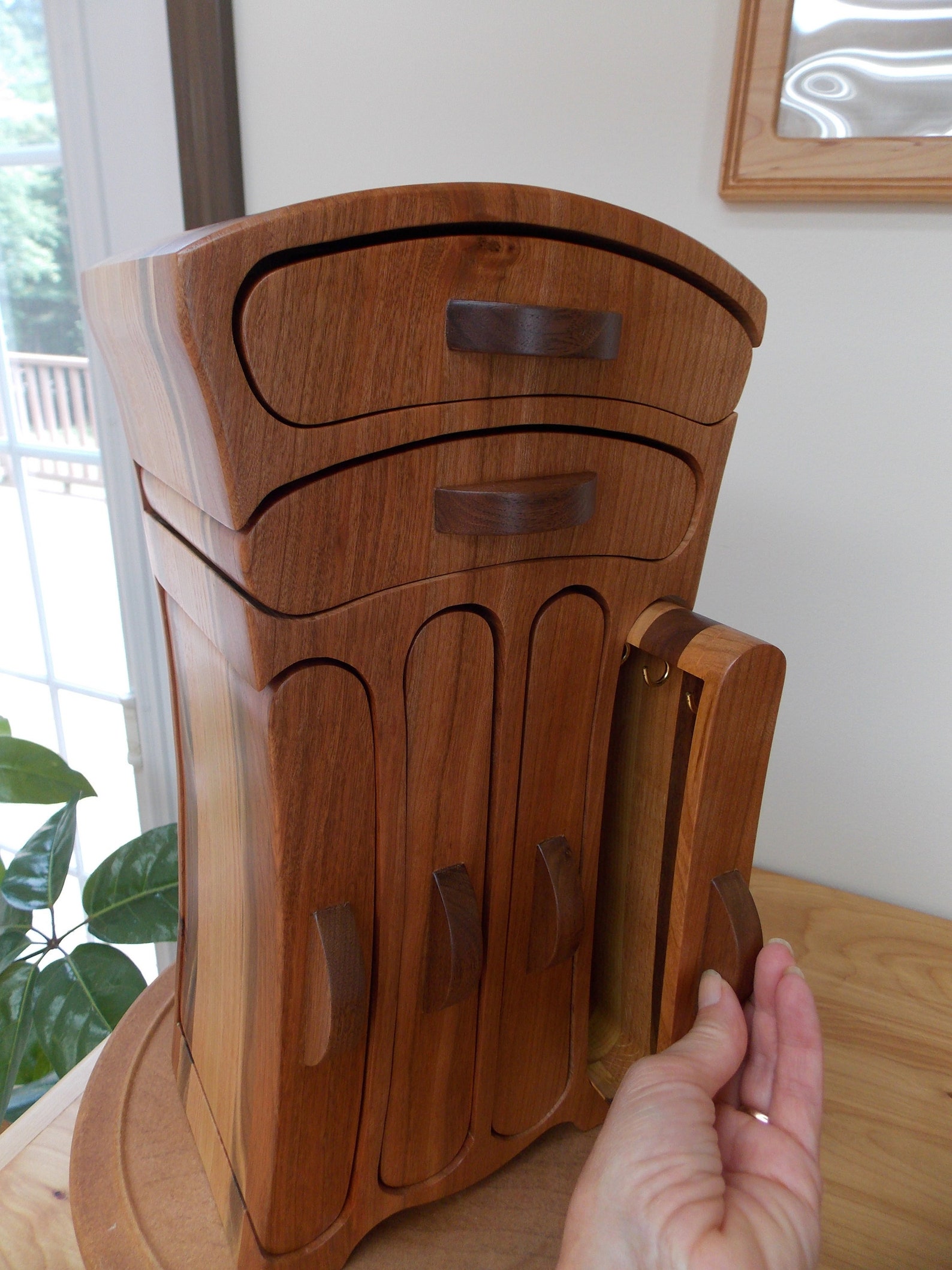 Jewelry Boxes Handmade Large Cherry Wood Jewelry Box Cherry - Etsy