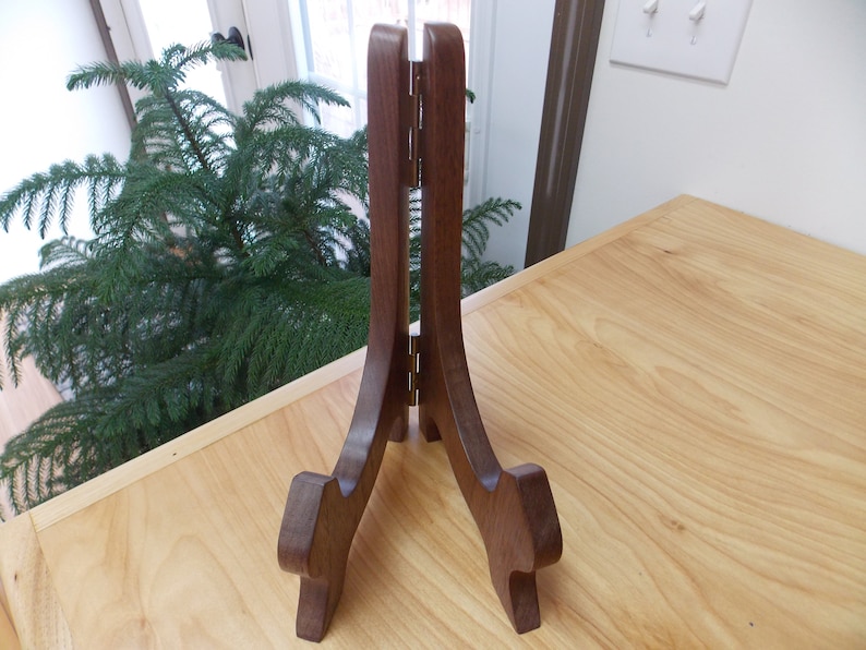 Plate/plaque/picture Wood Display Stand Made From Oak Maple - Etsy