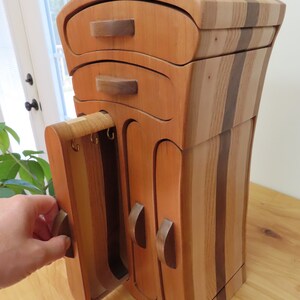 Jewelry Boxes Handmade Large Cherry Wood Jewelry Box Cherry - Etsy