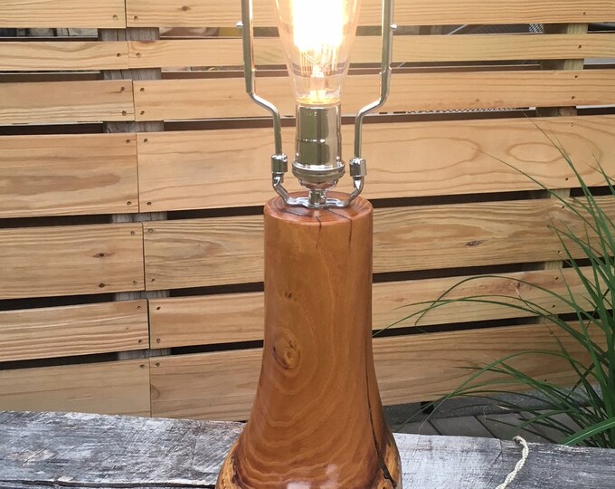 Rustic Log Wood Table Lamps - Etsy