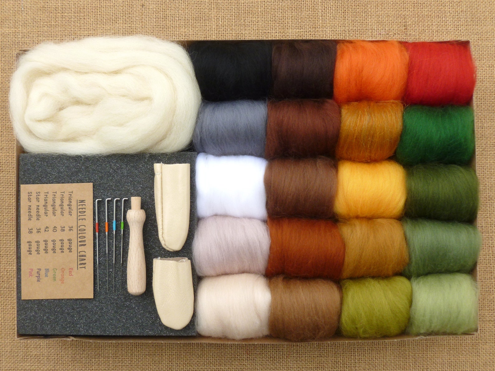 Beginner Needle Felting Kit Autumn Felting Kit Elf Needle - Etsy