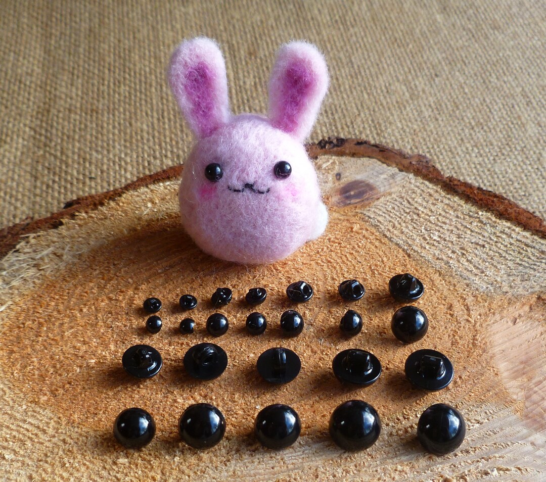 Sew on Toy Eyes 12 Pairs High Quality 4, 5, 6, 8, 9, 10mm Mixed Eyes ...