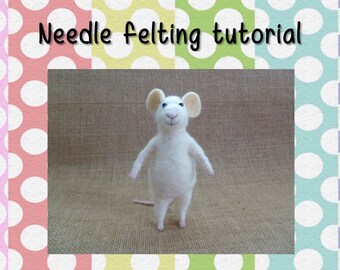 Needle Felted Mouse - Etsy