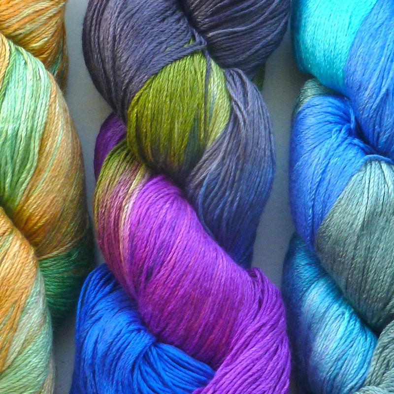 Silk Yarn - Etsy
