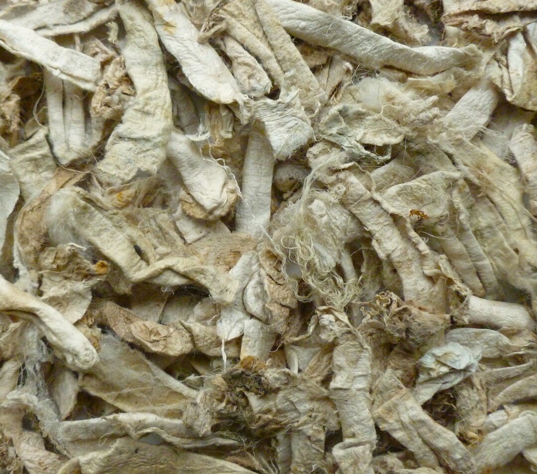 Silk Carrier Rods - Natural Silk Waste Fibres - Mixed Media Silk - Silk ...