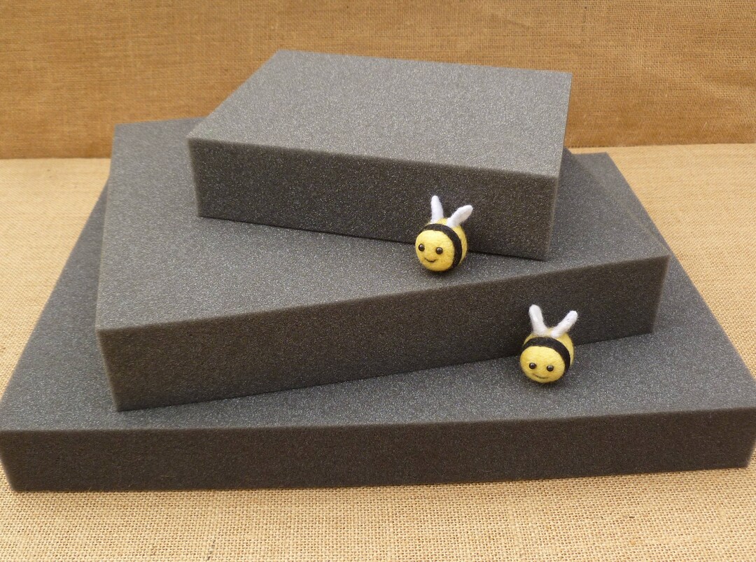 Needle Felting Foam Pad - 2-D & 3-D Sculpting, 3 Sizes - COMBINED ...