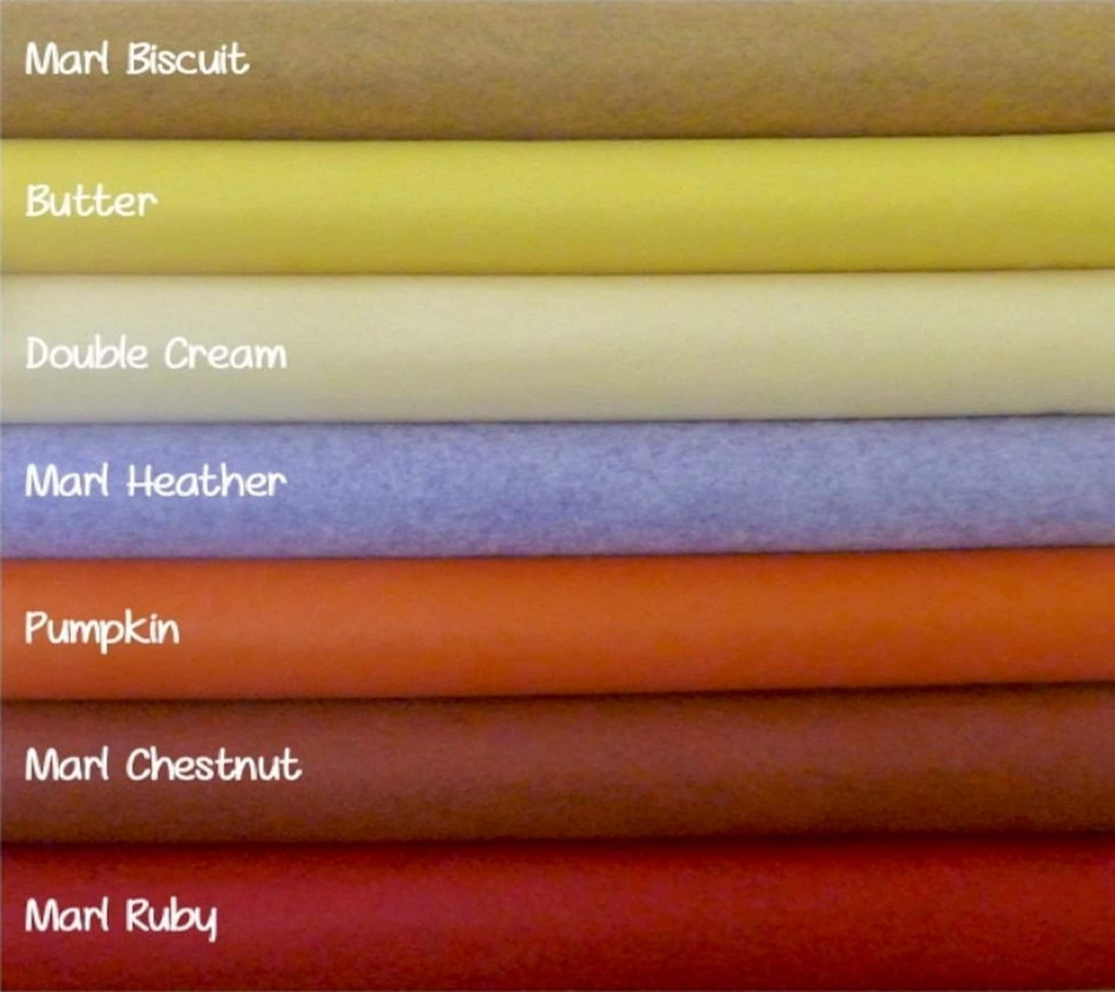 Wool Felt Sheets 9x12 Top Quality PICK ANY COLORS 63 Wool Felt Blend 7 ...