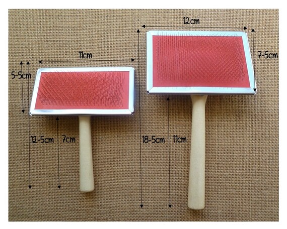 Carding combs 2 sizes flick carder needle felting wet | Etsy