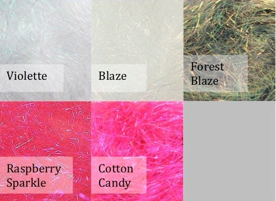 Angelina fibre Angelina fiber 19 colors heat bondable | Etsy