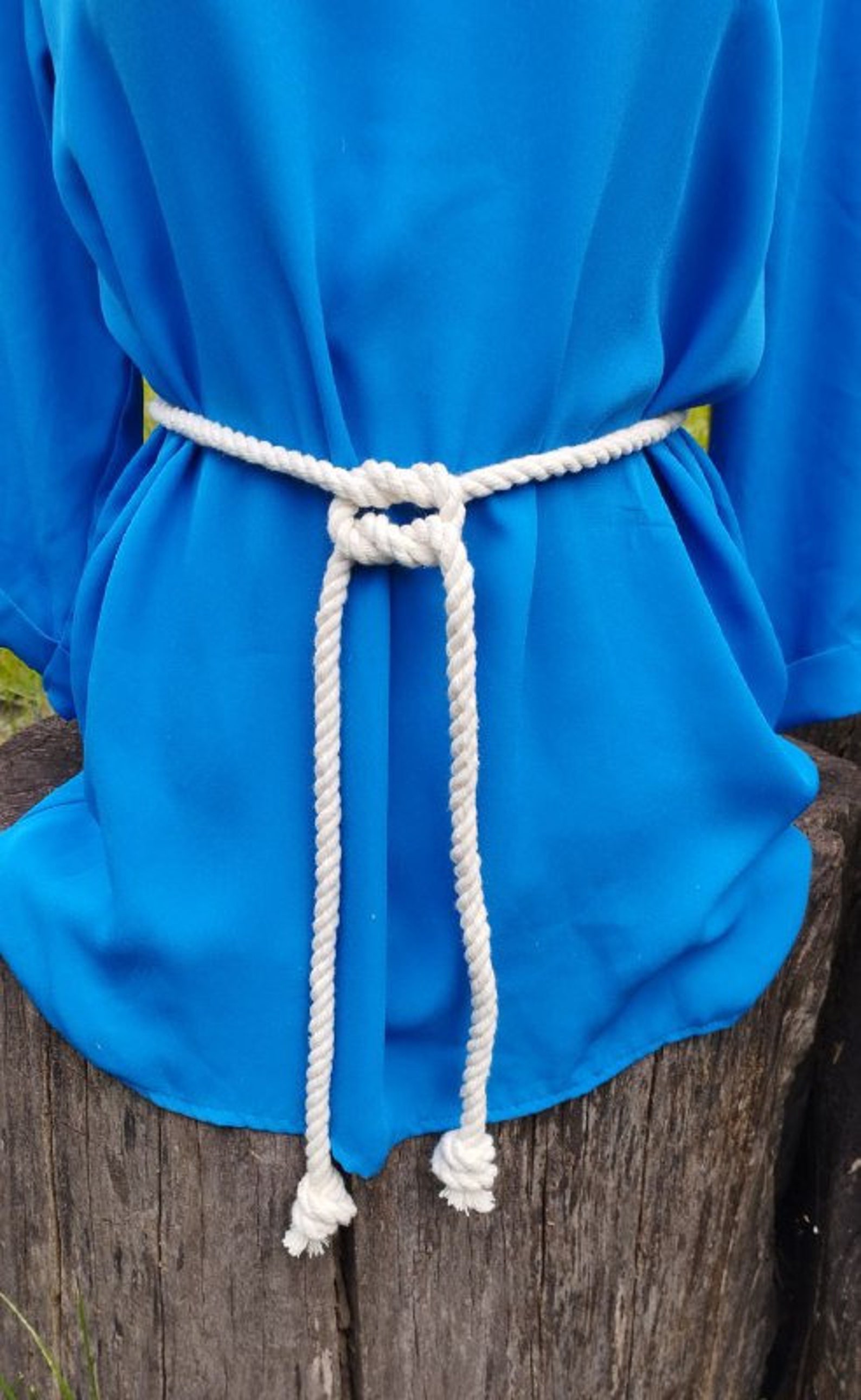Nautical Rope Belt, Cotton Cord Belt, Sailor Belt, Twisted Belt, Surfer ...