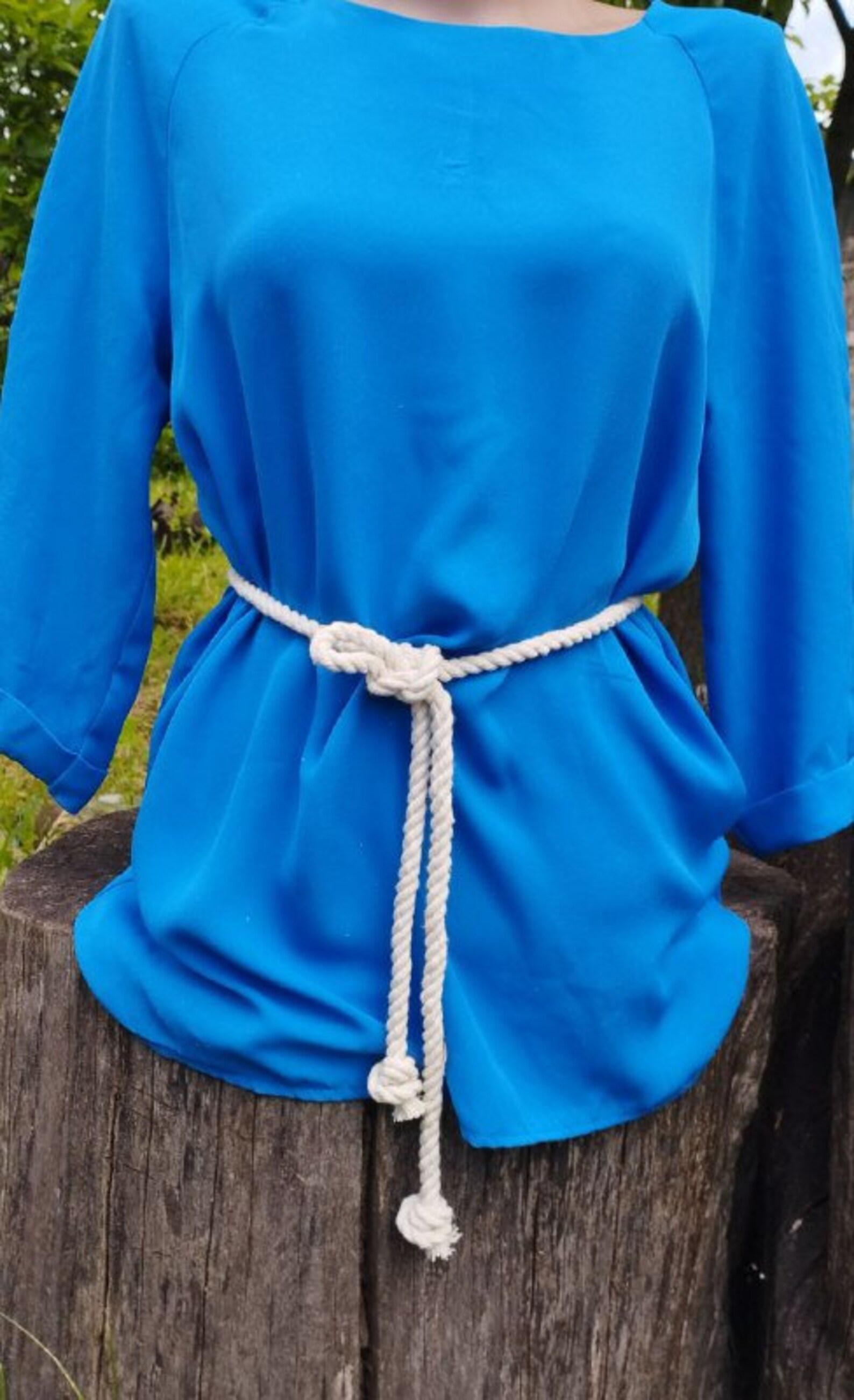 Nautical Rope Belt, Cotton Cord Belt, Sailor Belt, Twisted Belt, Surfer ...