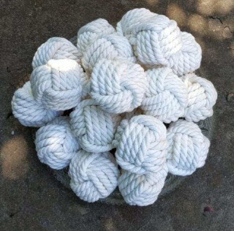 3.5 wide Set of 20 Coastal Wedding Knot Table Number | Etsy