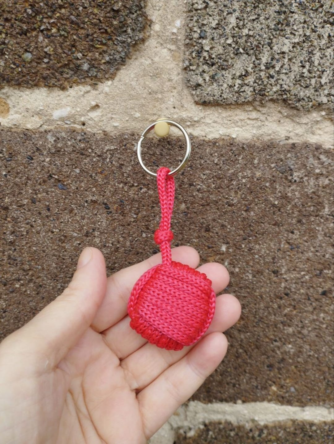 Monkey Fist Keychain, Floating Cork Nautical Keychain, Boat Float Key ...
