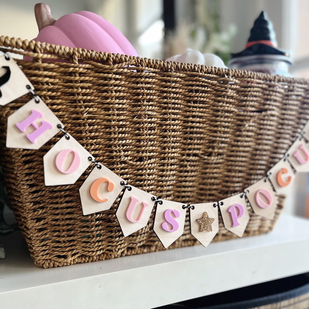 Hocus Pocus Mini Wooden Bunting - Etsy