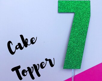 Seven Cake Topper - Etsy UK