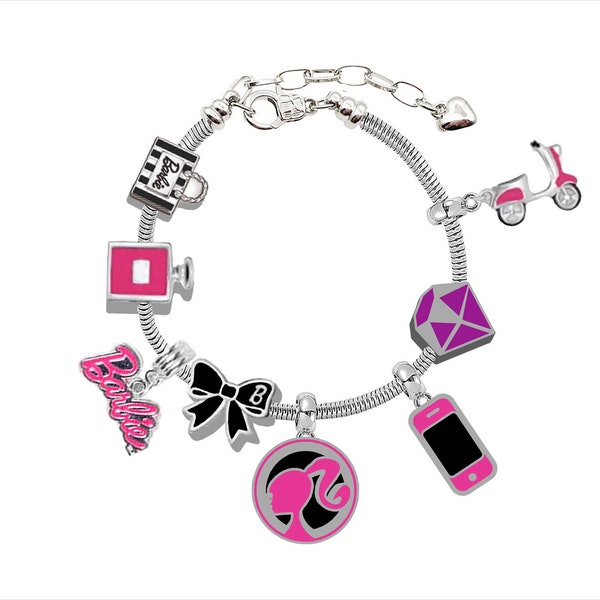 Barbie Charm Bracelet - Etsy