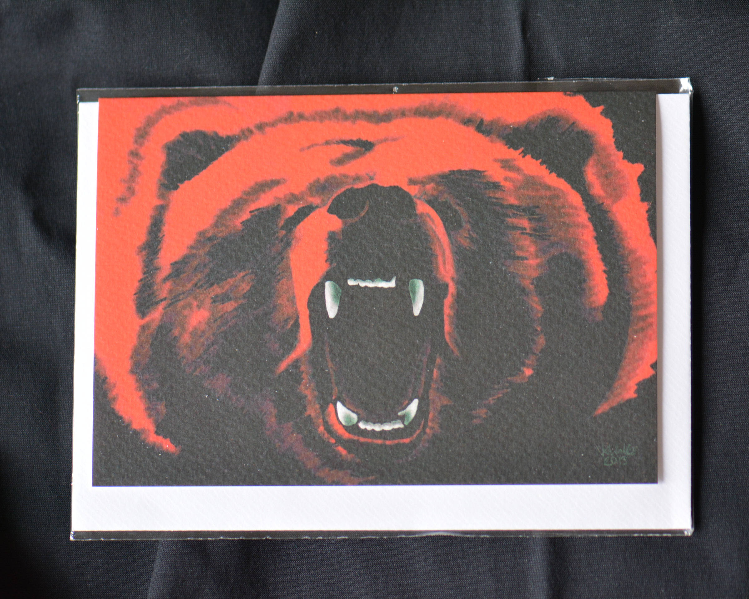 Grizzly Bear Greeting Card - Forest Animals, Nature, Natural World ...