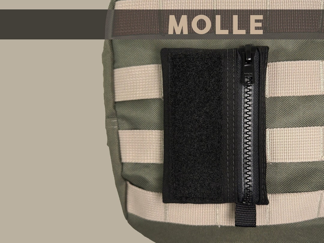 EDC MOLLE Pouch Velcro Zipper Pouch for Everyday Carry - Etsy