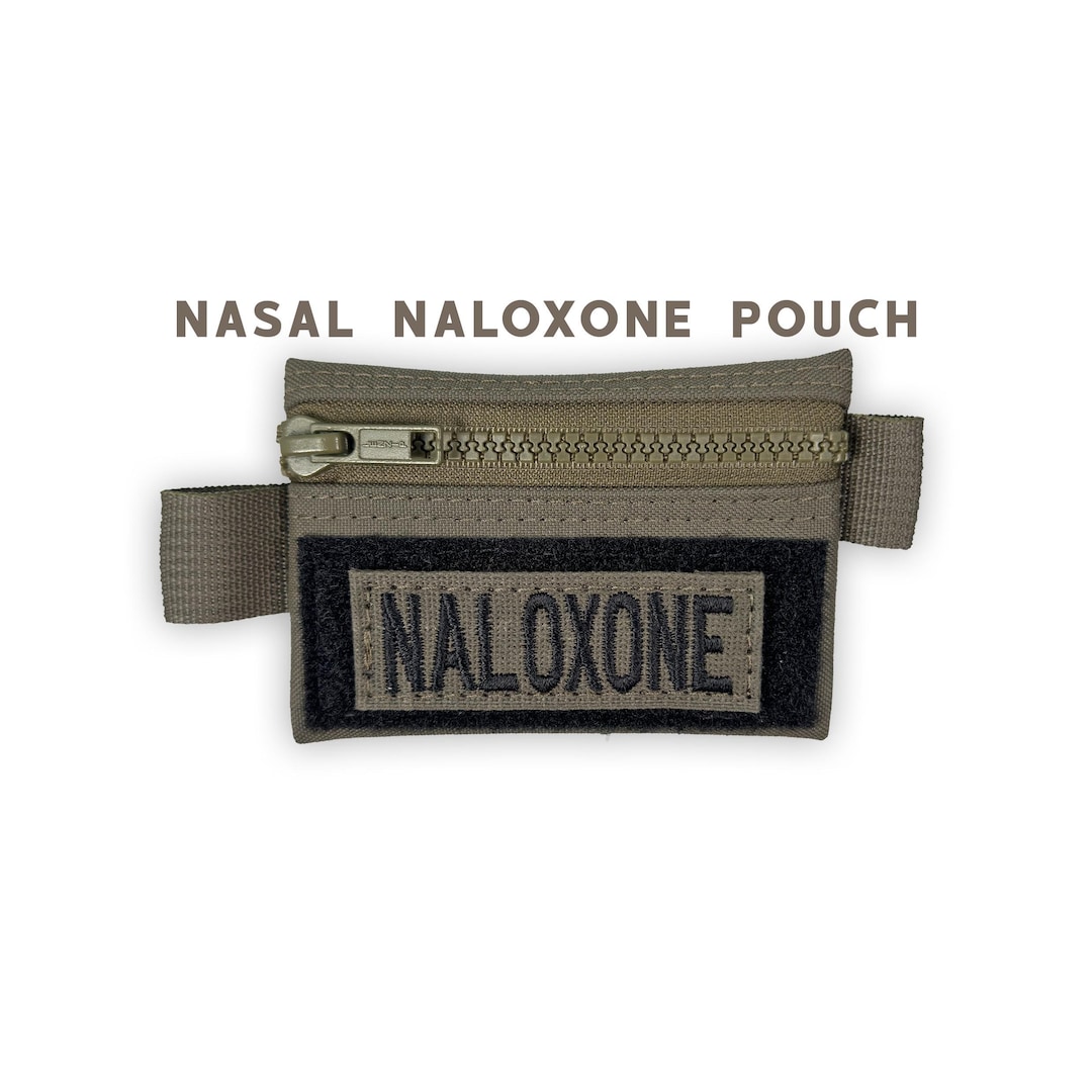 NALOXONE Nasal Spray Zipper Pouch With PATCH - Etsy