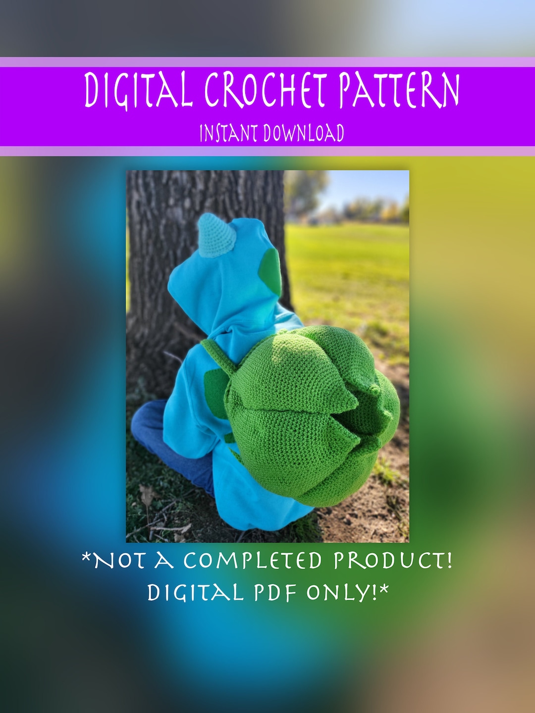 Crochet Child's Monster Bulb Costume Pattern - Etsy
