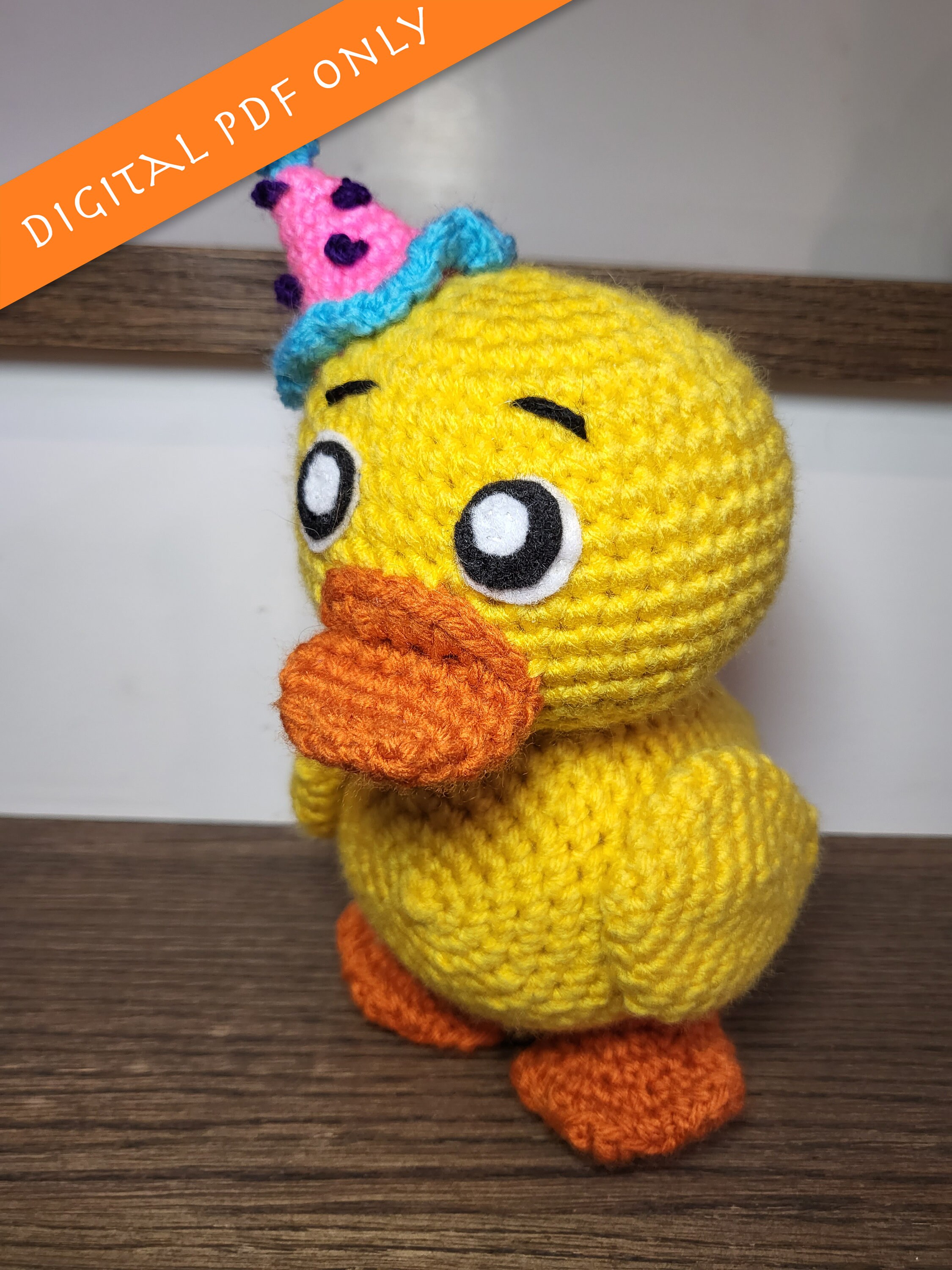 Party Duck Crochet Pattern - Etsy