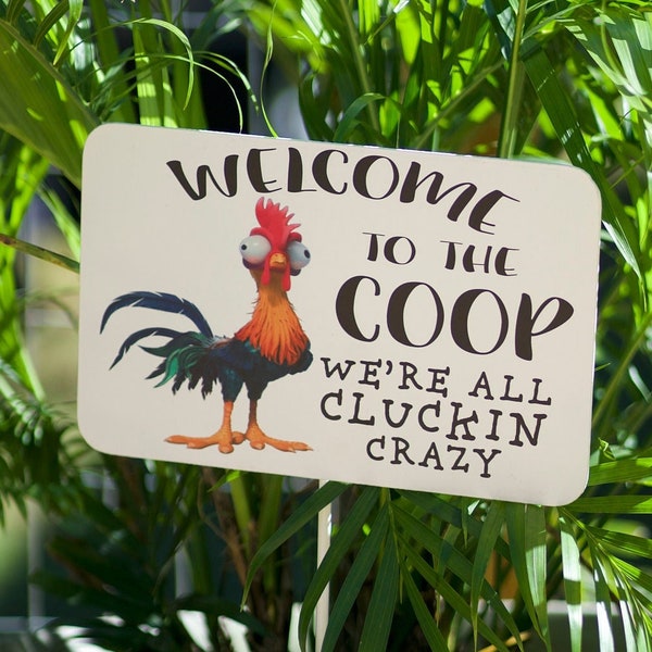 Funny Chicken Sign - Etsy