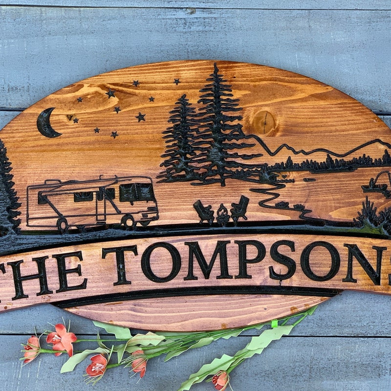 Camper Hanging Signs - Etsy