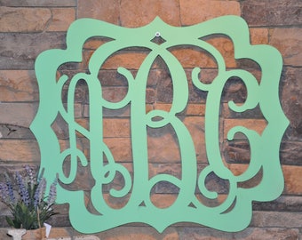 Monogram headboard | Etsy