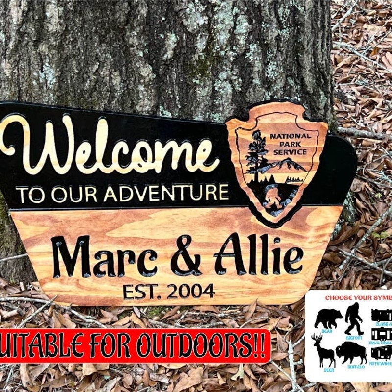 Custom National Park Sign - Etsy