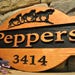 Custom Wooden House Signs - Engraved Family Sign - Custom Engraved ...