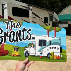 RV Sign, Camper Sign, Weatherproof Rv Sign, Campsite Flag, RV Flag ...