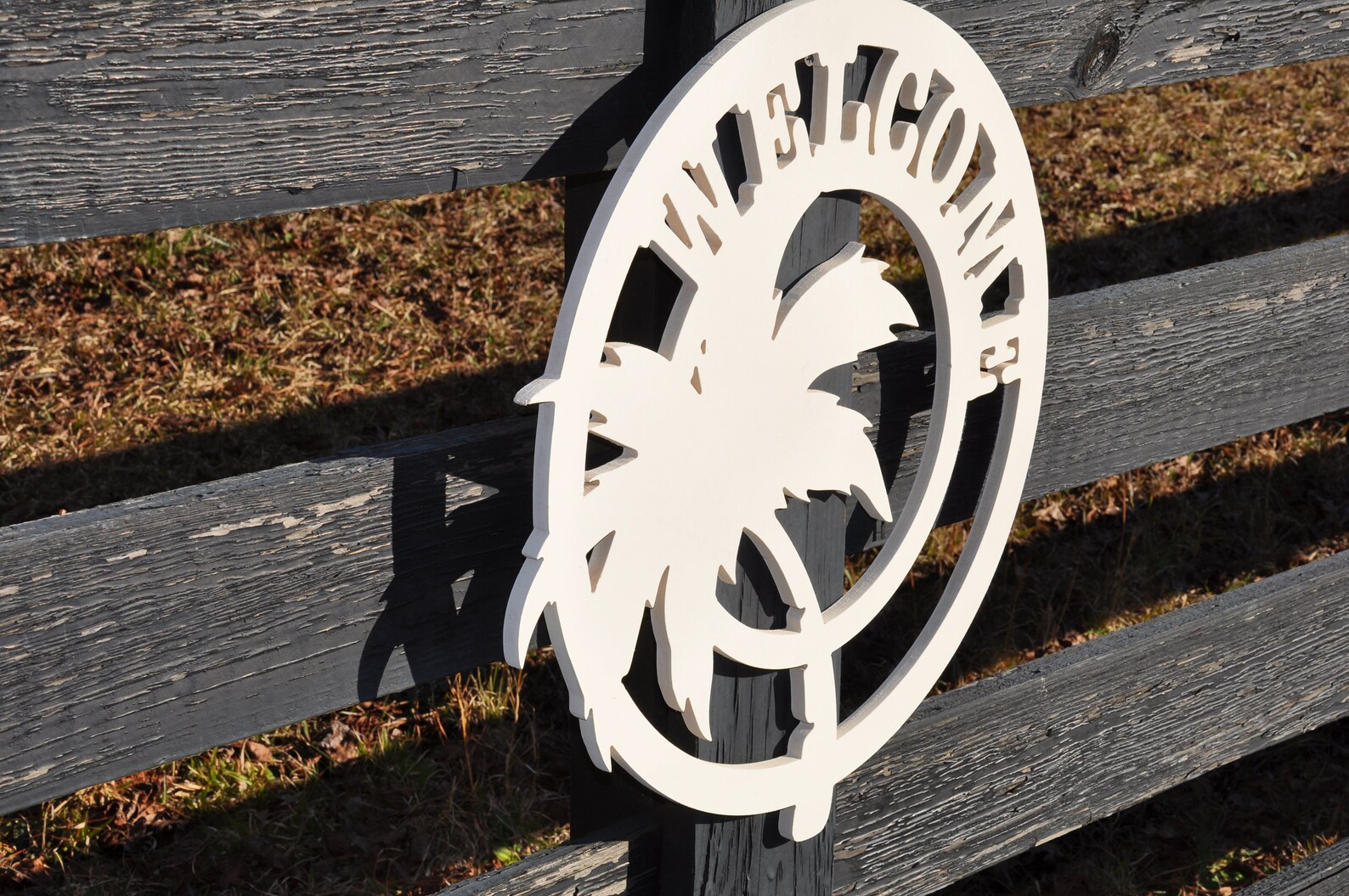 Palm Tree Welcome Sign Welcome Sign Beach Welcome Sign - Etsy